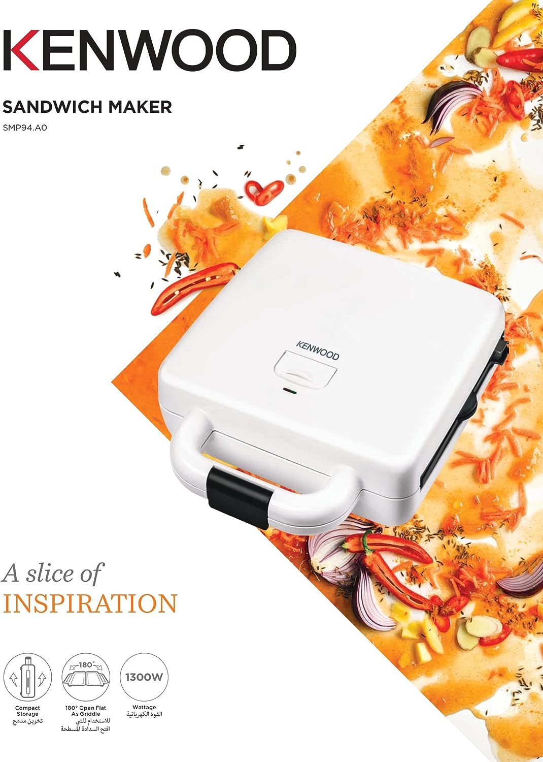 KENWOOD SMP94 SANDWICH MAKER