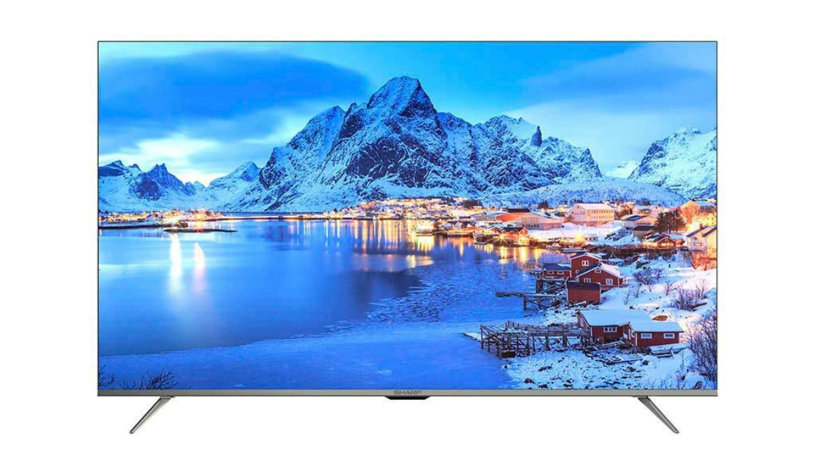 SHARP 4K Frameless TV 50 Inch Android Built-In Receiver 4T-C50DL6EX