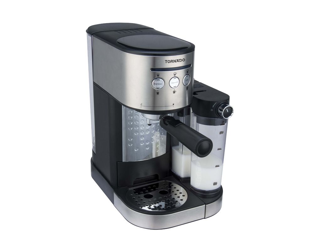 TORNADO Automatic Espresso Coffee Machine 15 Bar 1.2 Liter, 1230-1470